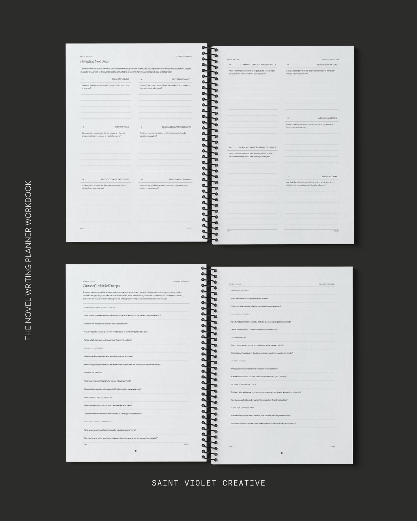 The Novel Writing Workbook – Saint Violet Creative
